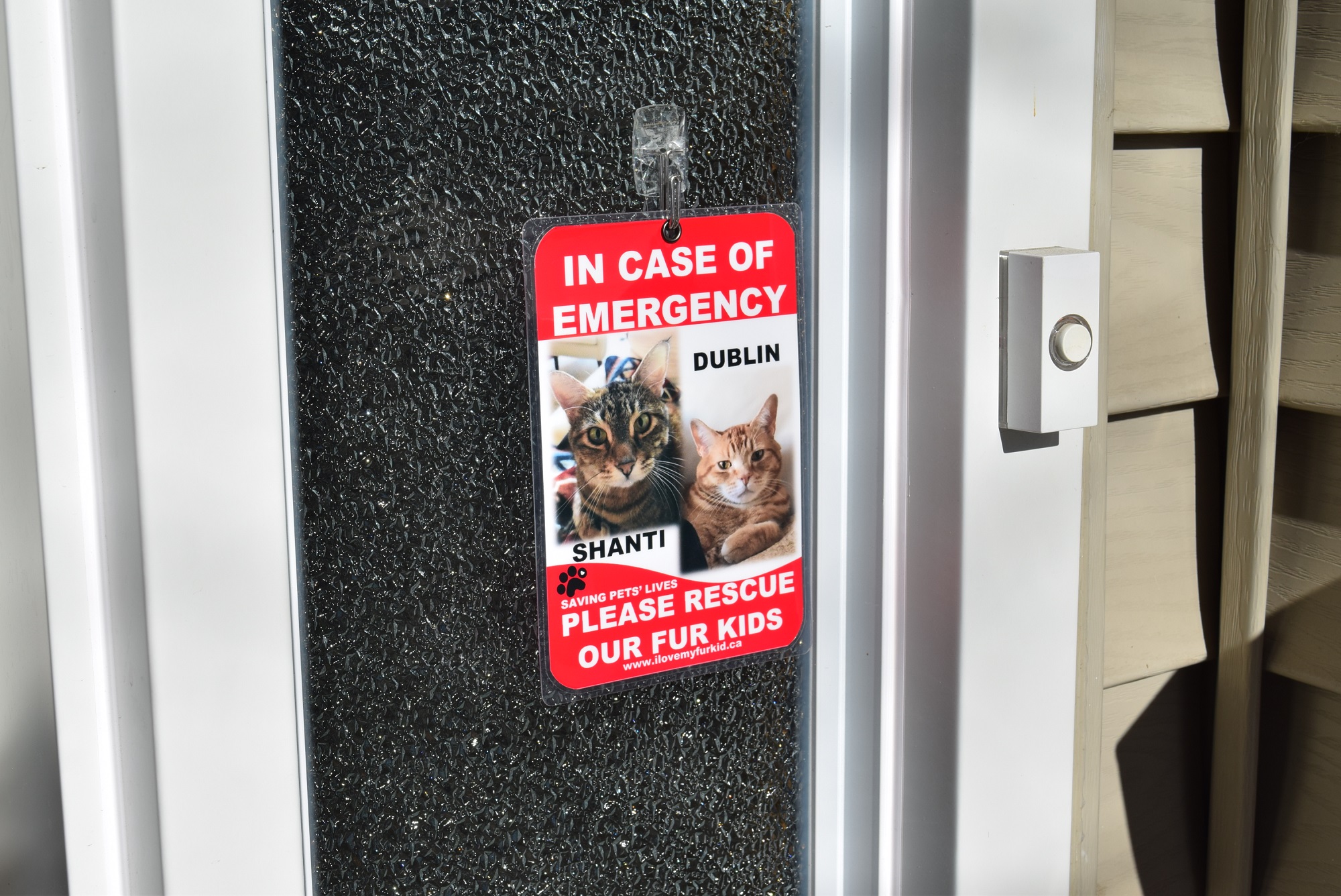 Emergency Pet Signs - I Love My Fur Kid